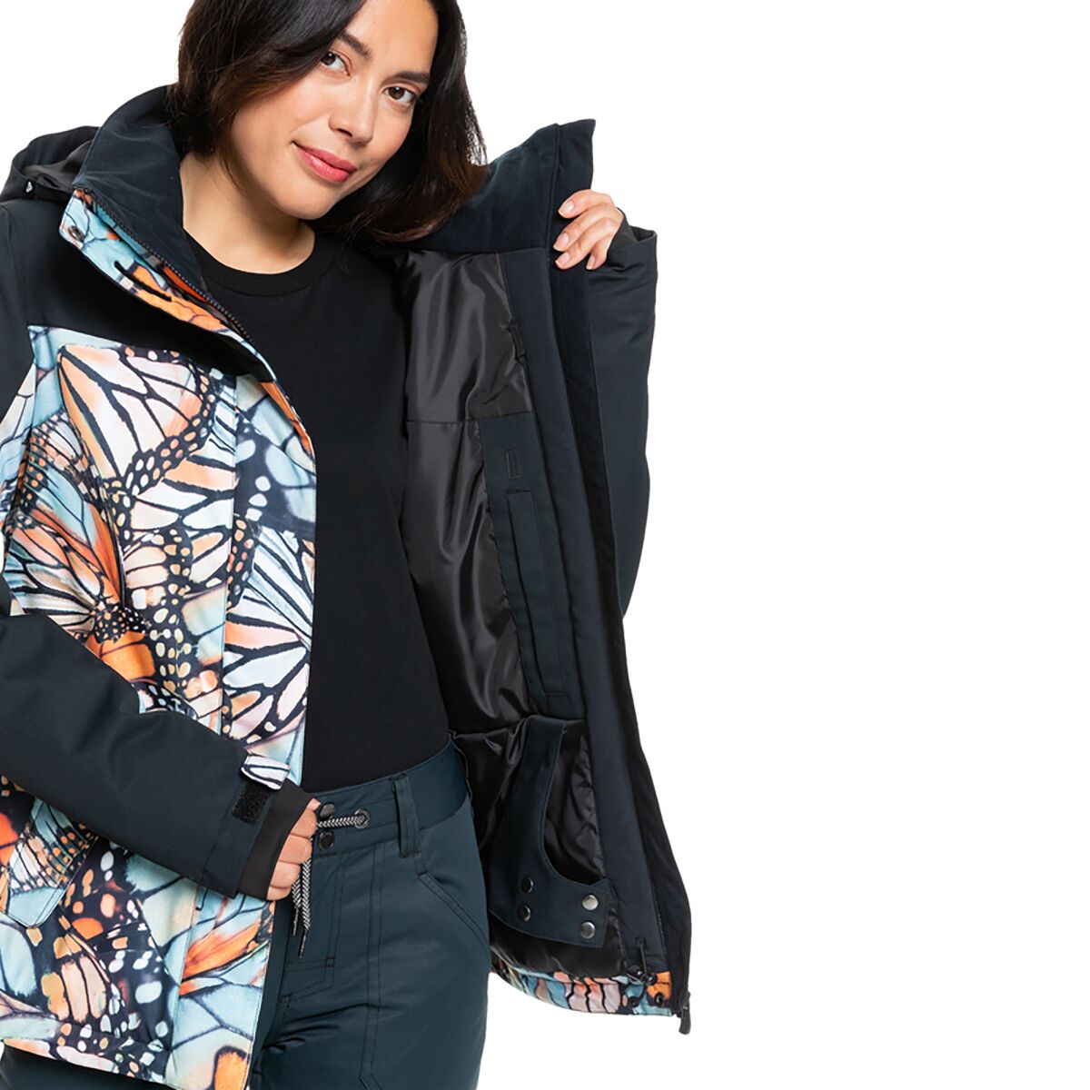 Roxy Jetty Block Hooded Jacket - Women's - Clothing