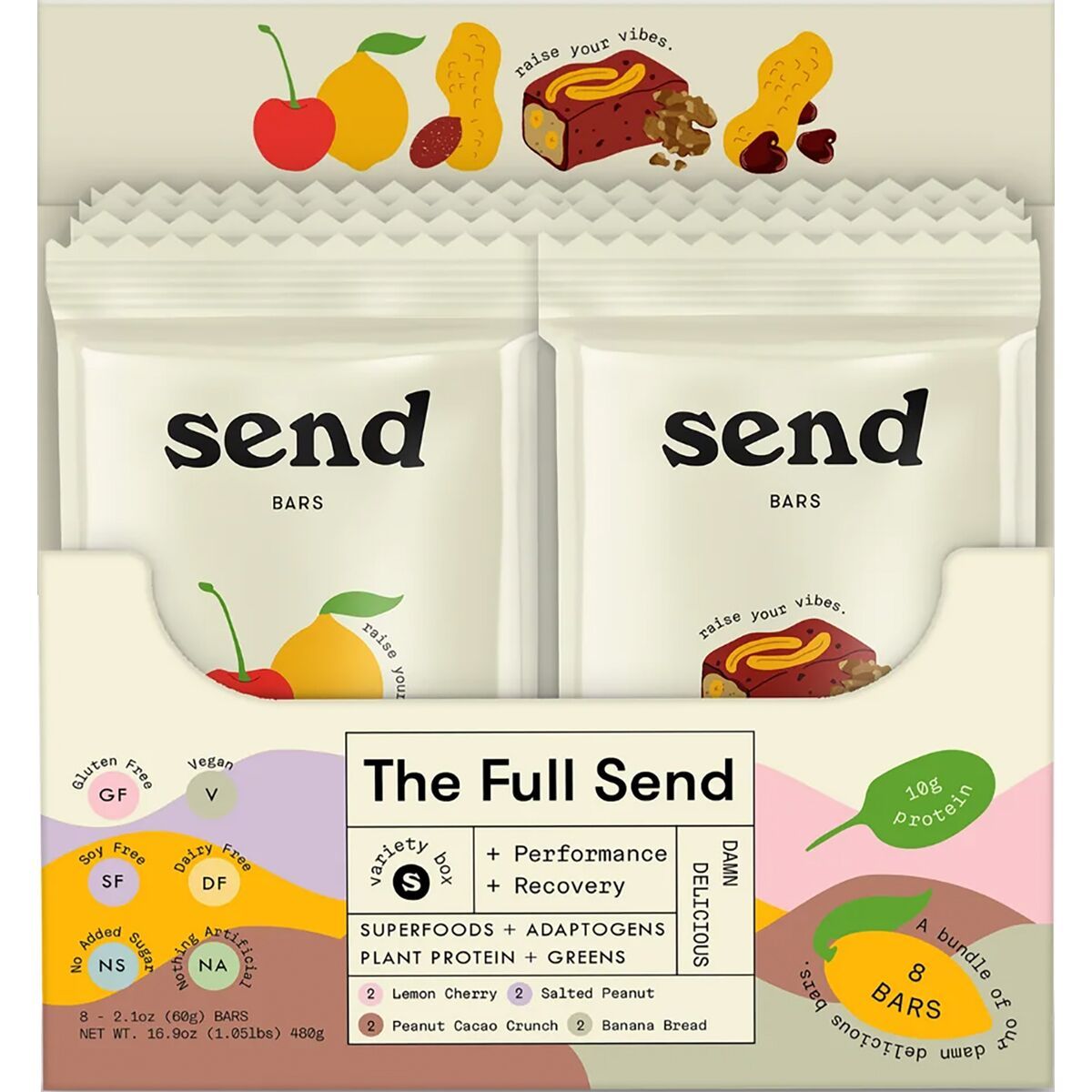 SEND Bars Full Send Variety Pack - 8-Pack - Bike