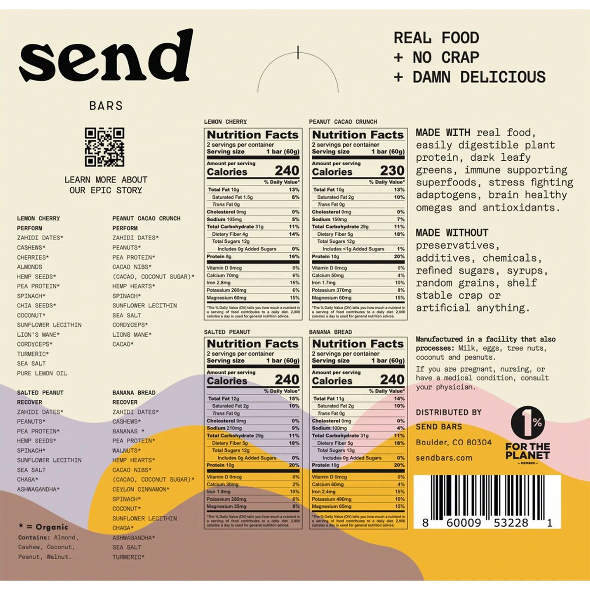 SEND Bars Full Send Variety Pack - 8-Pack - Bike