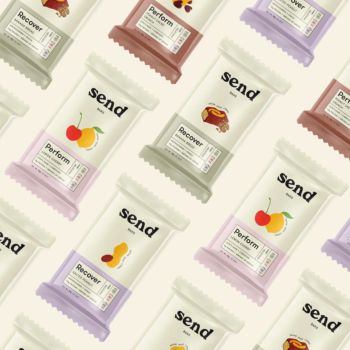 SEND Bars Full Send Variety Pack - 8-Pack - Bike