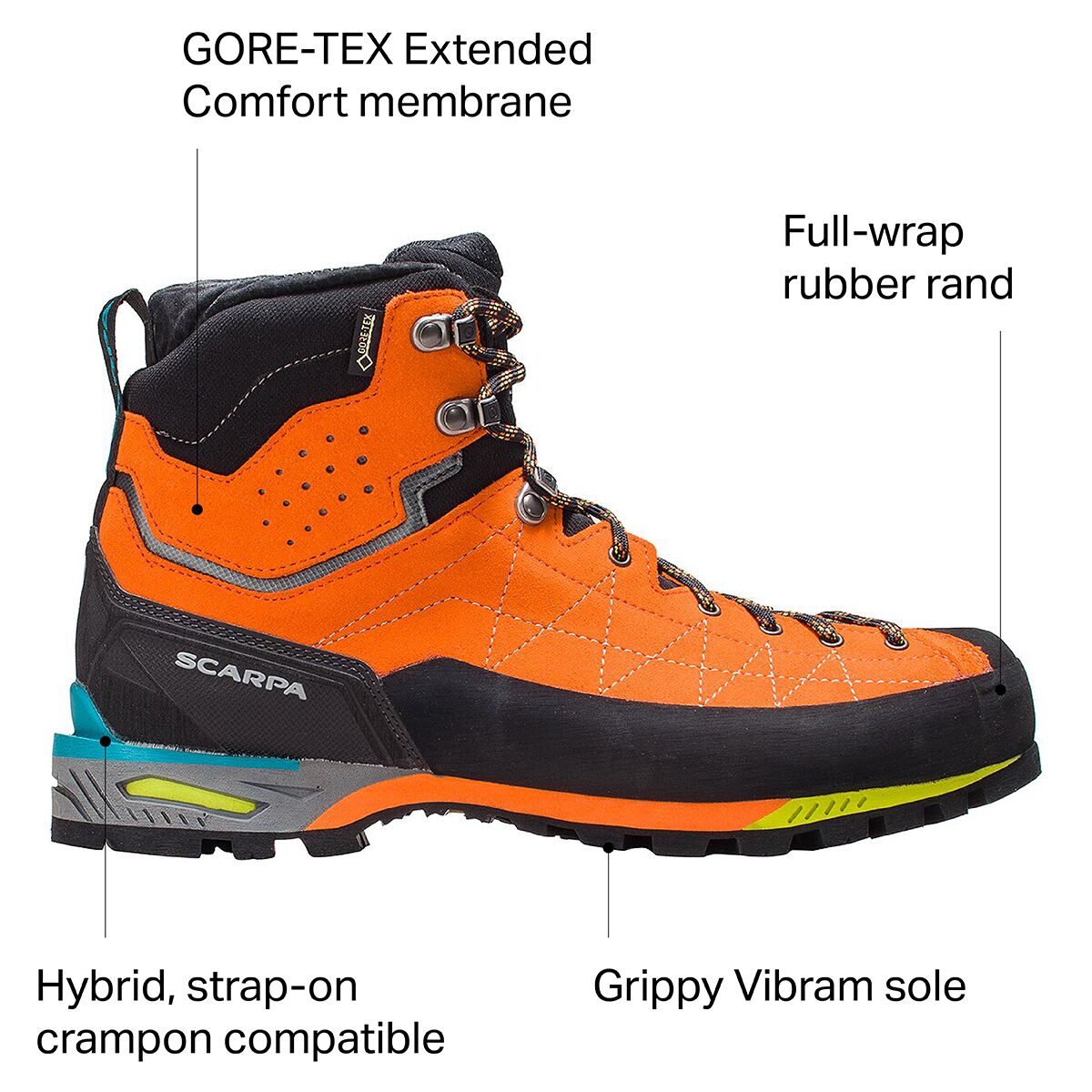 Scarpa Zodiac Tech GTX Mountaineering Boot - Footwear
