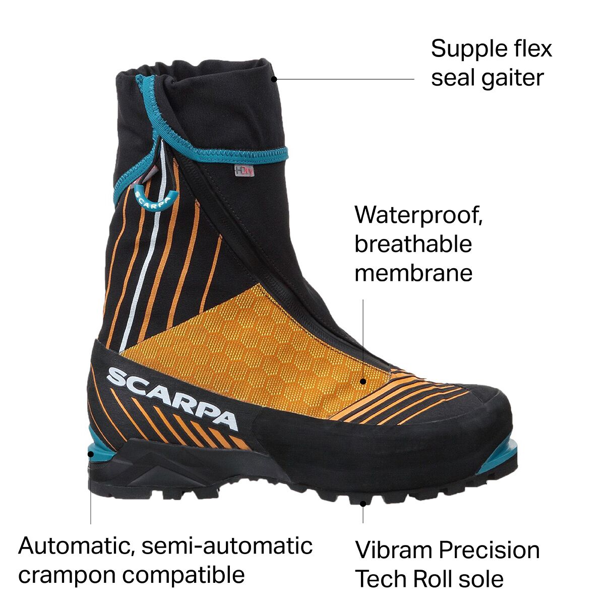 Scarpa Phantom Tech Mountaineering Boot - Men's - Footwear