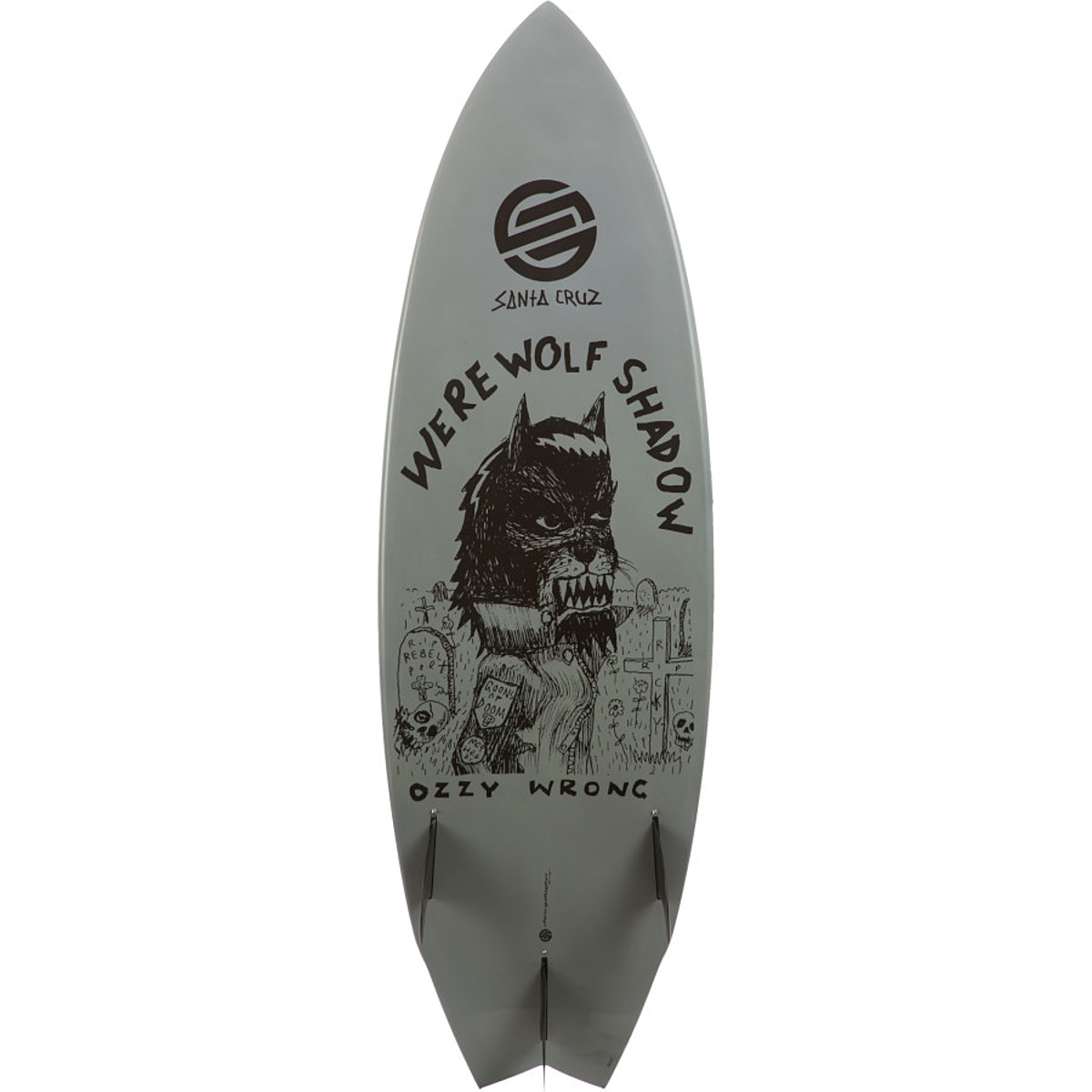 Santa Cruz Ozzie Wright Pro Model - Werewolf Shadow Surfboard - Surf