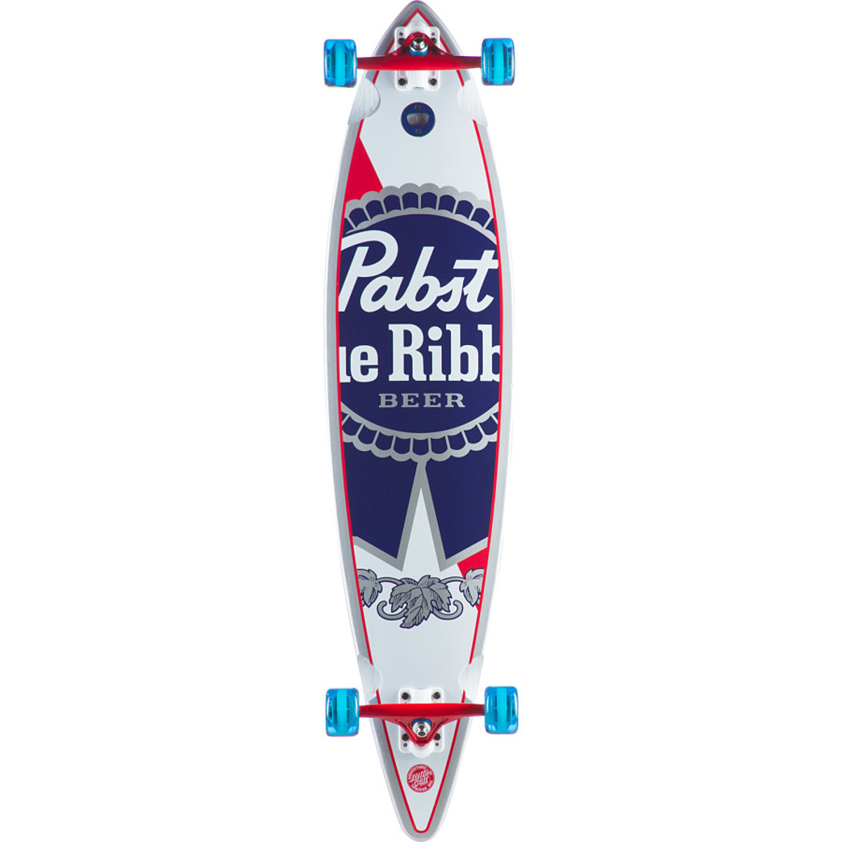 Santa Cruz PBR Pintail Longboard - Snowboard