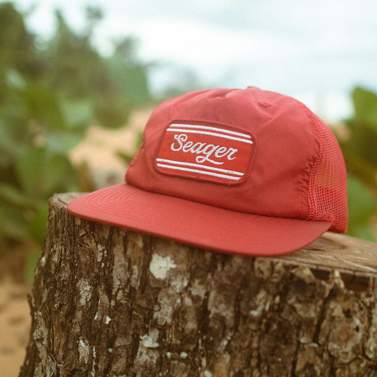 Seager Co. Whitewater Nylon Mesh Snapback Hat - Accessories