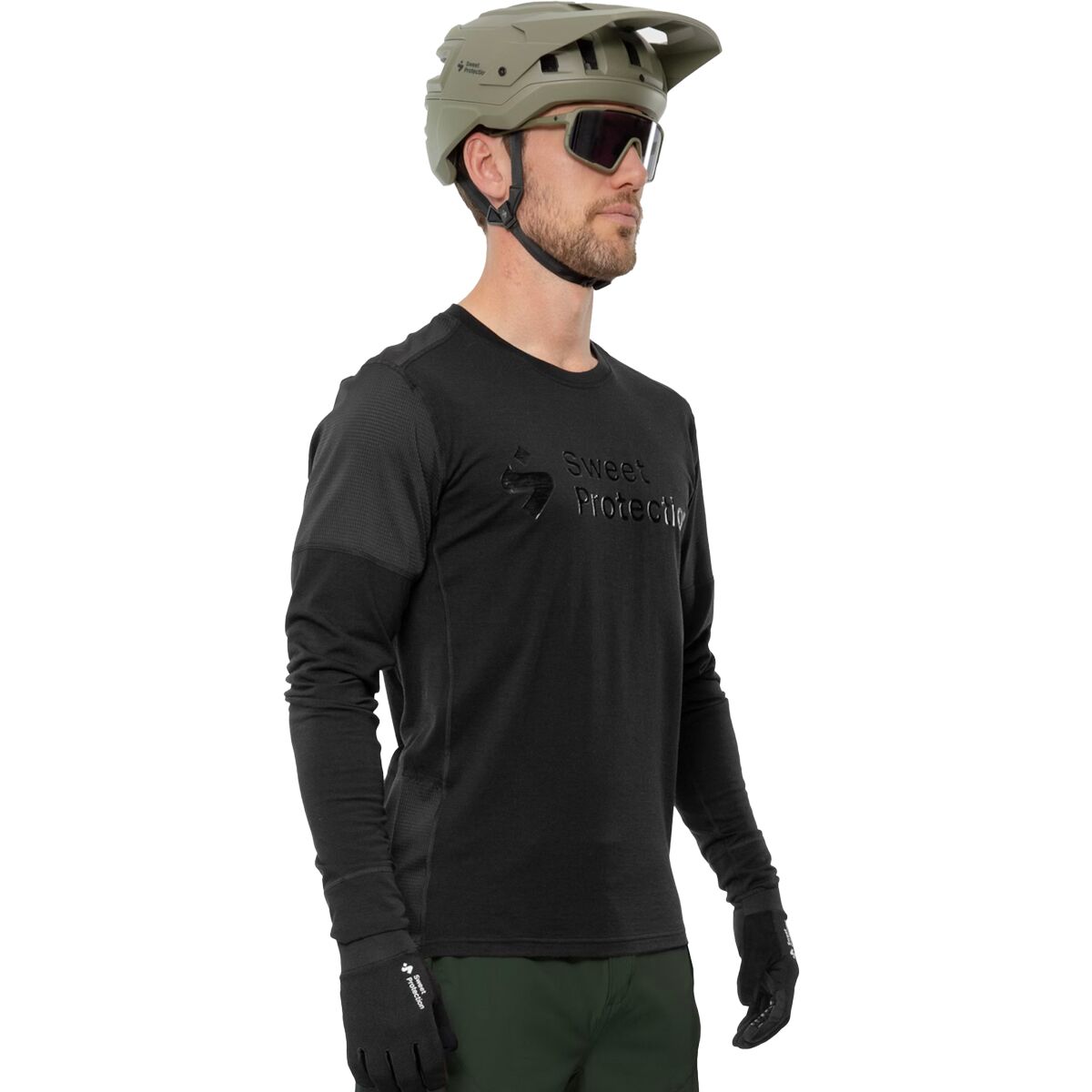 Sweet Protection Hunter Merino Hybrid Long-Sleeve Jersey - Men's - Bike Sweet Protection Hunter Merino Hybrid Long-Sleeve Jersey - Men's - Bike