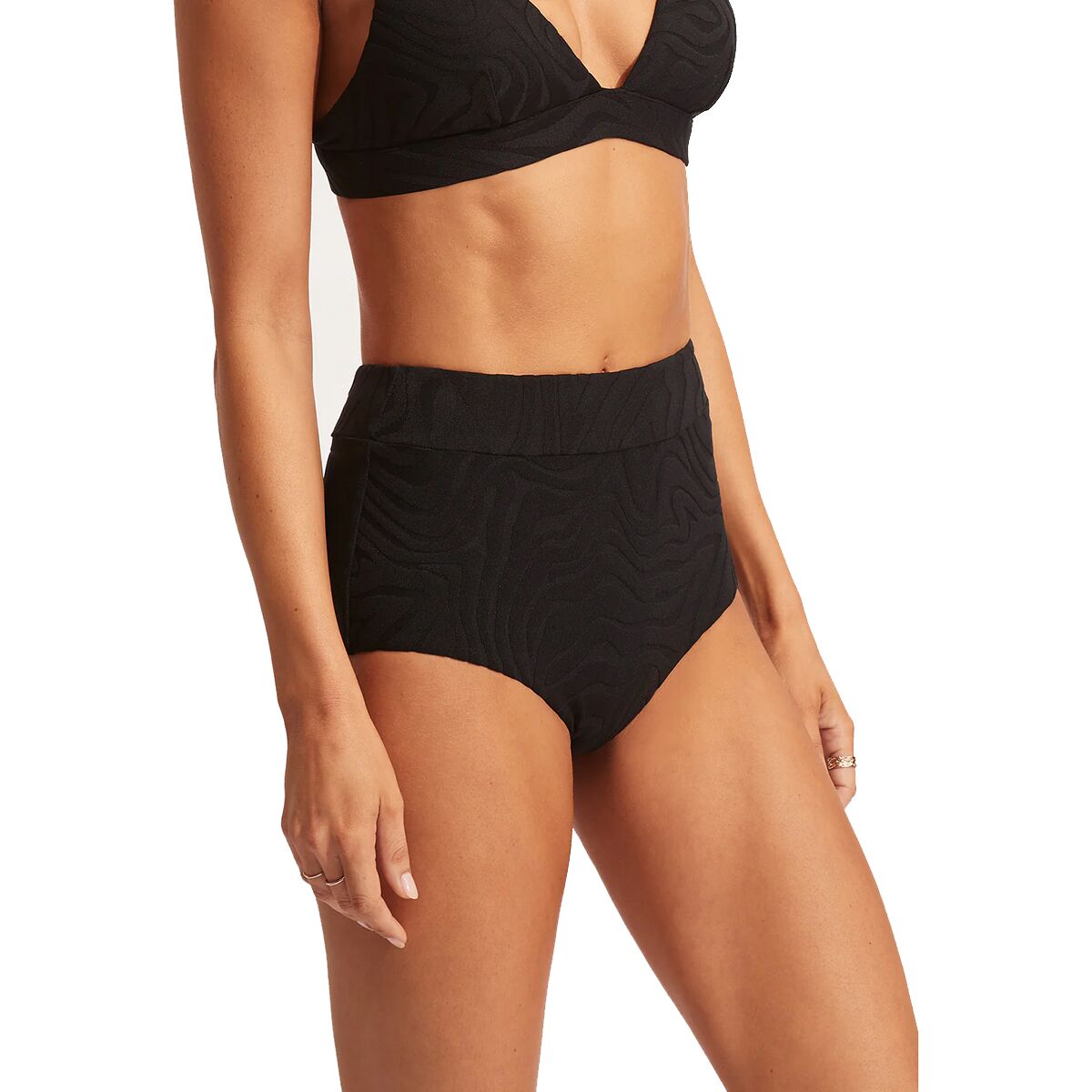 Seafolly Secondwave High Waisted Bikini Bottom - Women's - Clothing
