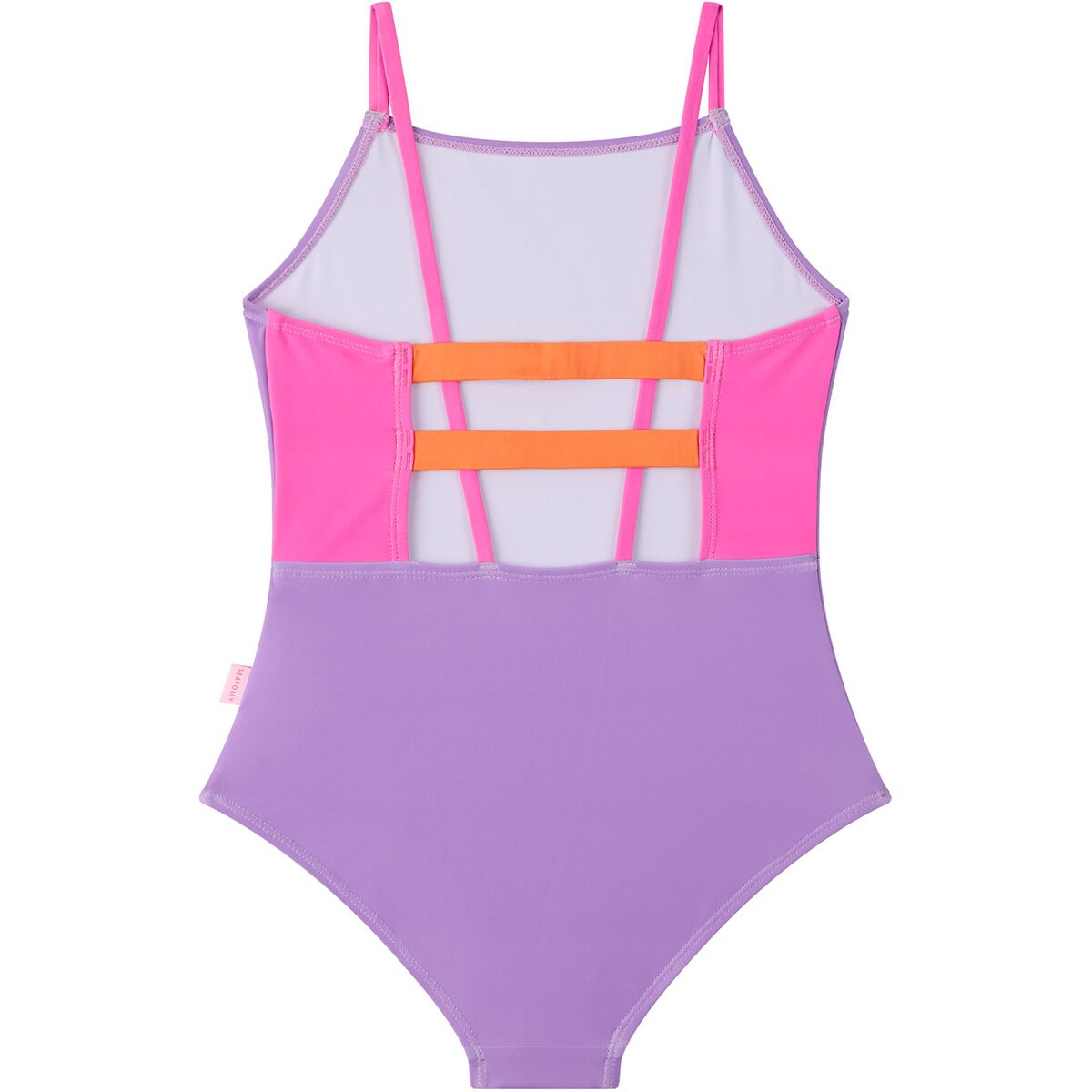 Seafolly Summer Solstice Square Neck One-Piece Swimsuit - Girls' - Kids