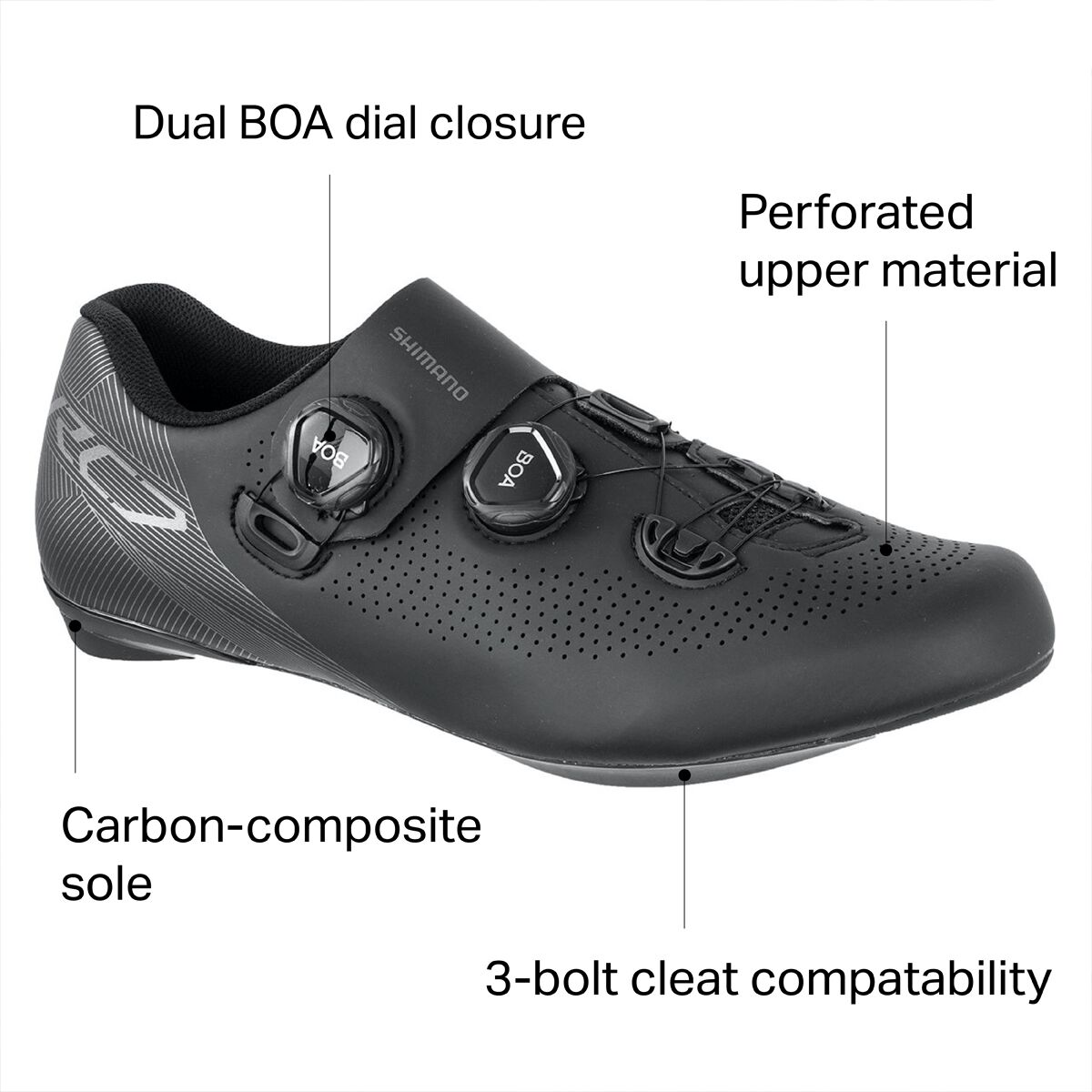 Shimano RC7 Wide Cycling Shoe - Men's - Bike