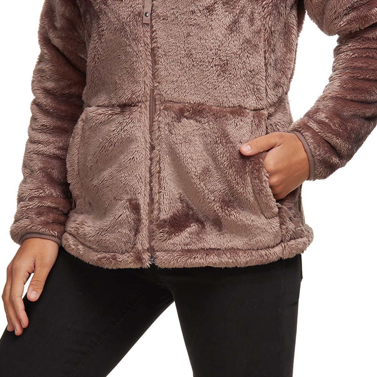Stoic Hooded Zip-Up Fuzzy Fleece Jacket - Women's - Clothing