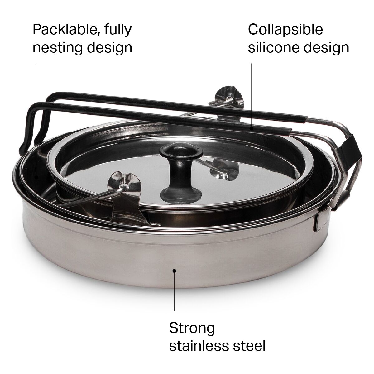 Stoic Stainless Steel Mess Kit - Hike & Camp
