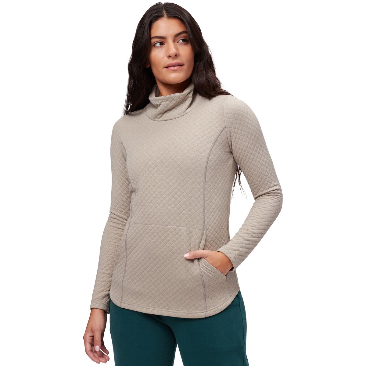Stoic Quilted Cowl Neck Pullover - Women's-Past Season - Clothing