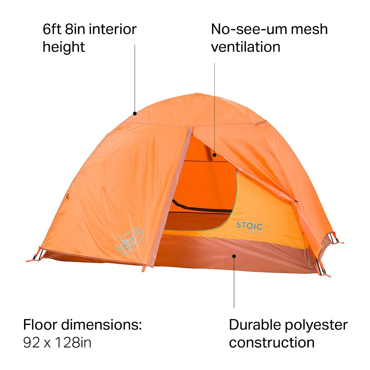 Stoic Madrone Tent: 6-Person 3-Season - Hike & Camp