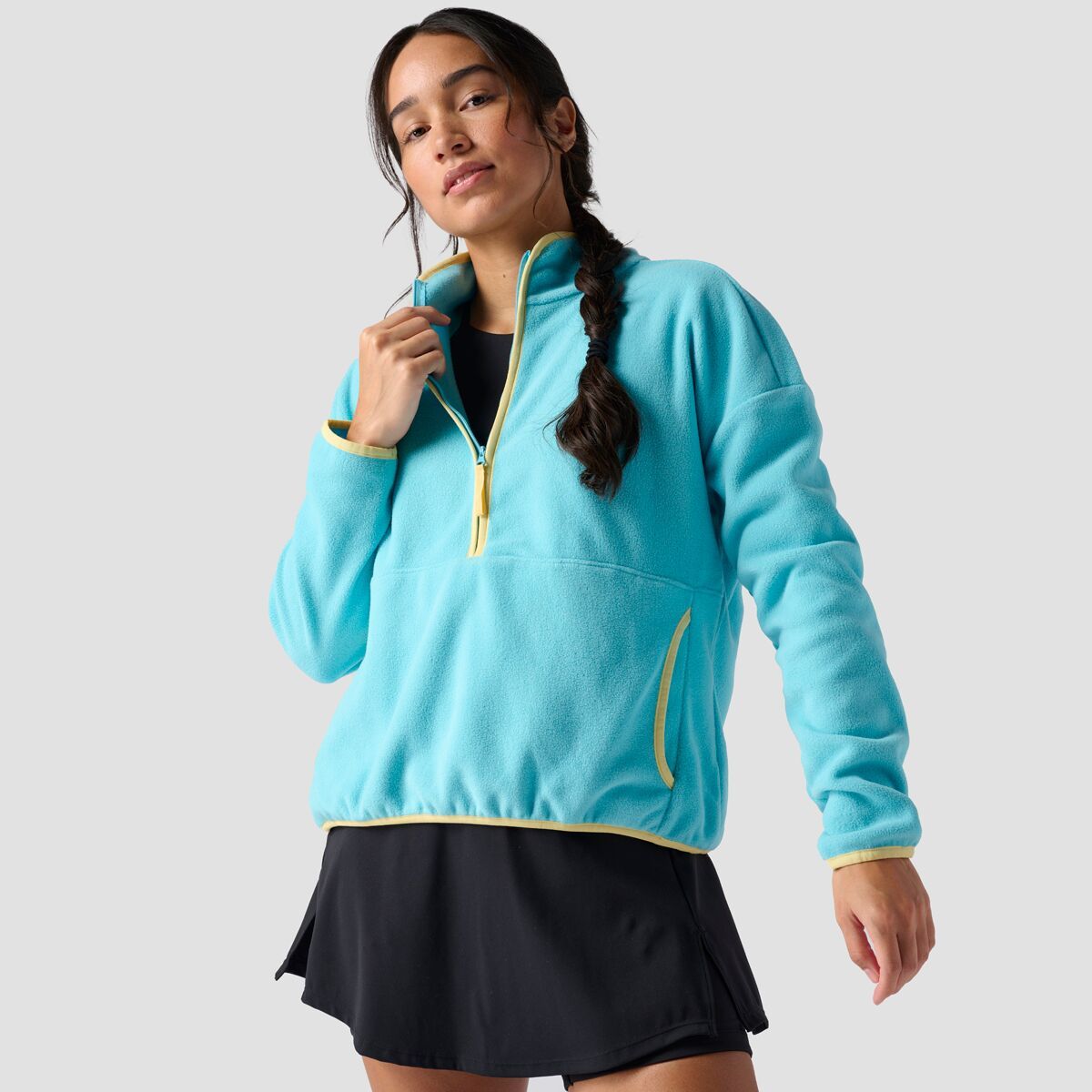 Stoic 1/4 Zip Micro Fleece Sweatshirt - Women's - Clothing