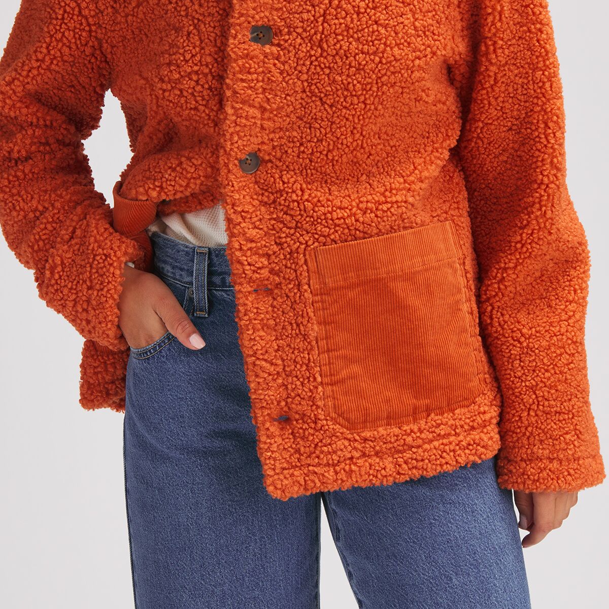 Stoic MTN Sherpa Corduroy Chore Coat - Women's - Clothing