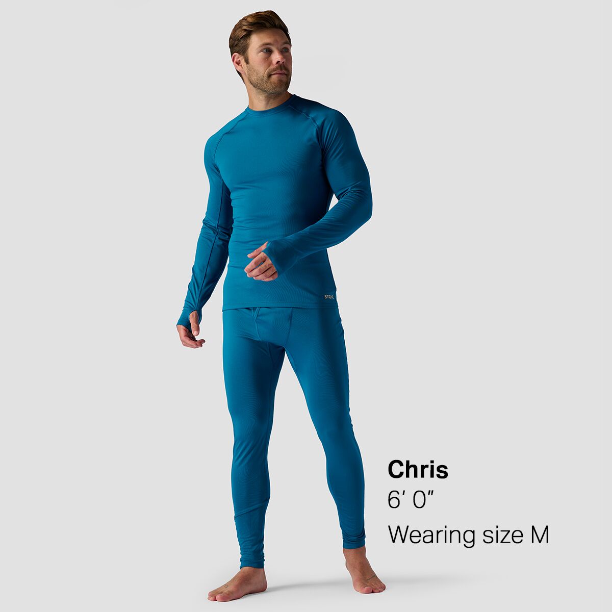 Stoic Lightweight Poly Baselayer Crew - Men's - Clothing