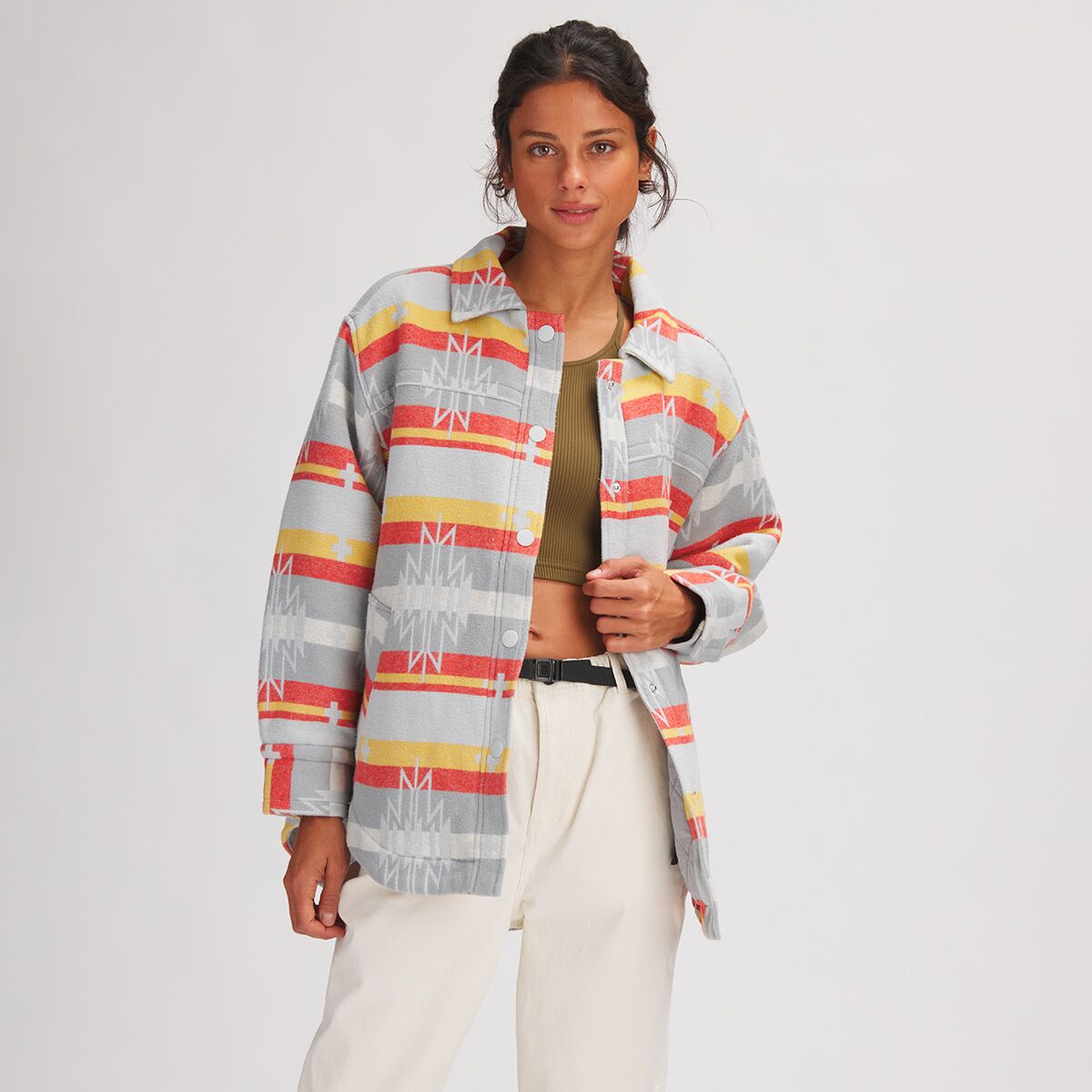 Stoic Printed Shacket - Women's - Clothing