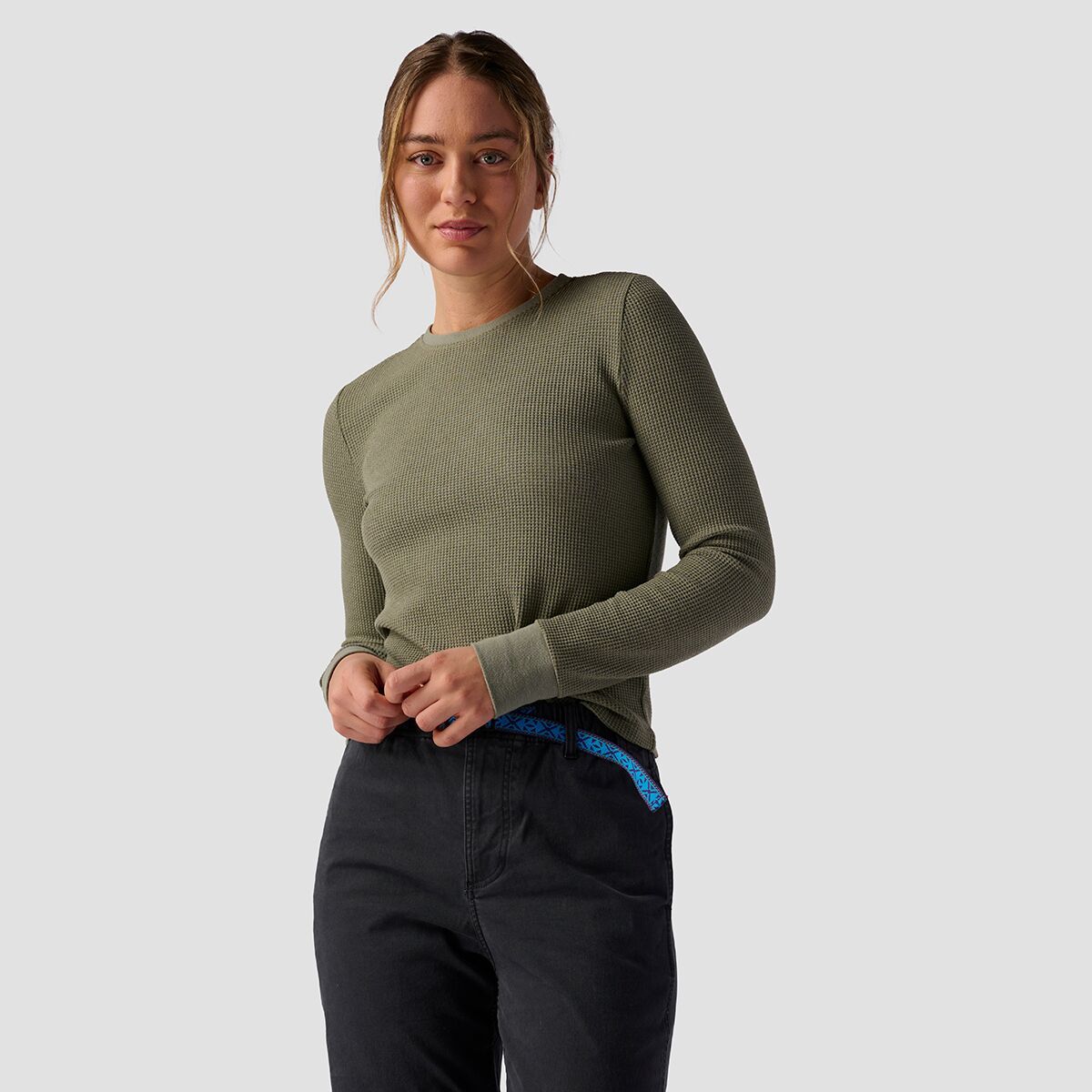 Stoic Wicking Waffle Long-Sleeve Crewneck - Women's - Clothing