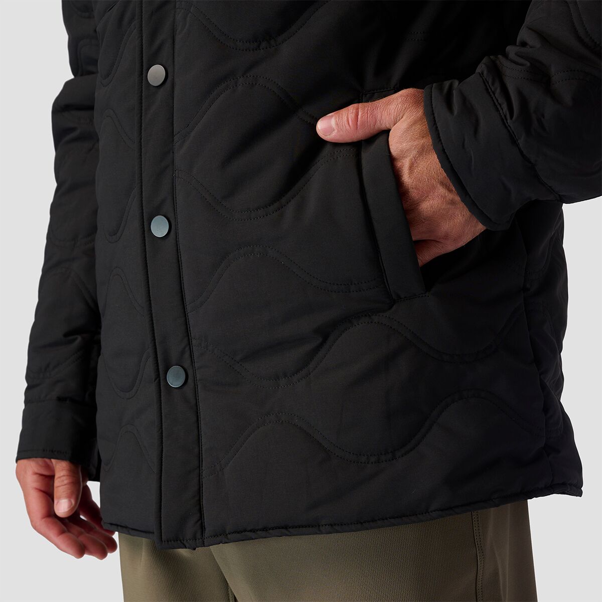 Stoic Quilted Hooded Snap Jacket - Men's - Clothing