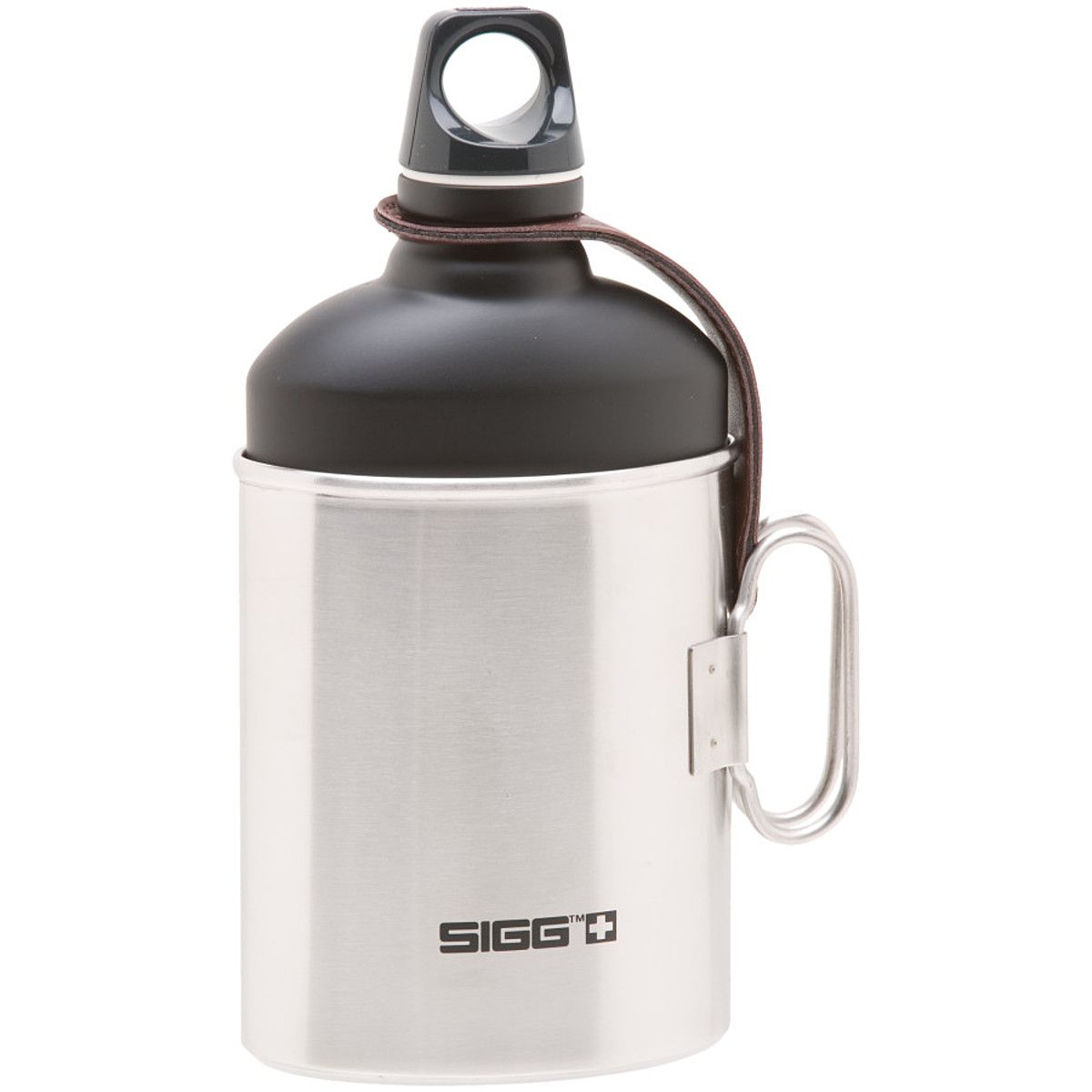 Sigg Travelers Oval 0.6 Liter Bottle w/ Cup - Hike & Camp