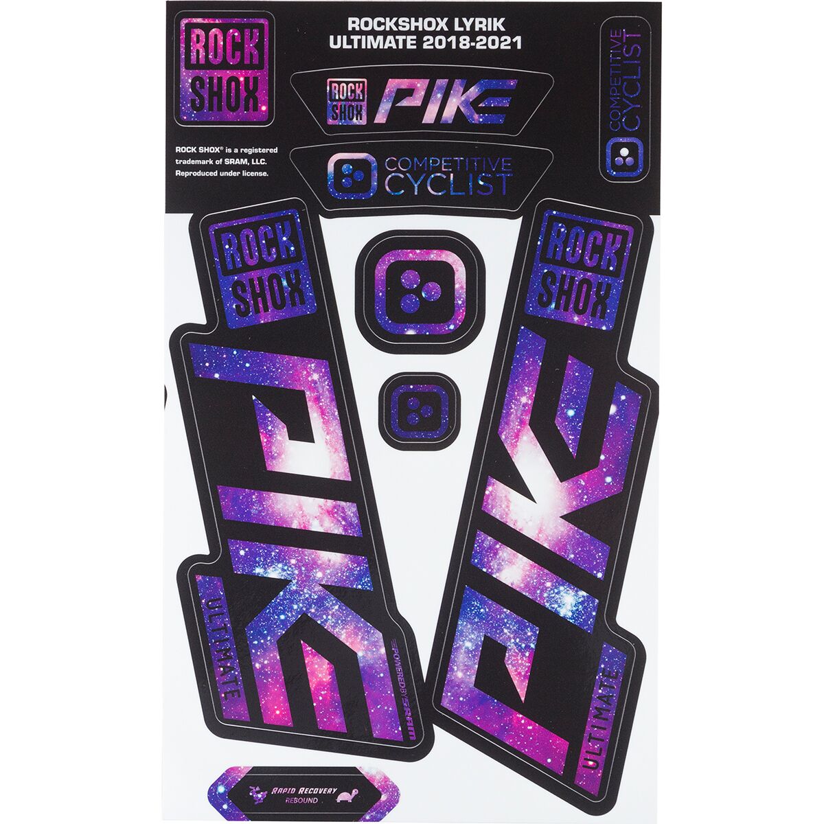 Stikrd Rockshox Pike Decal Kit - Bike