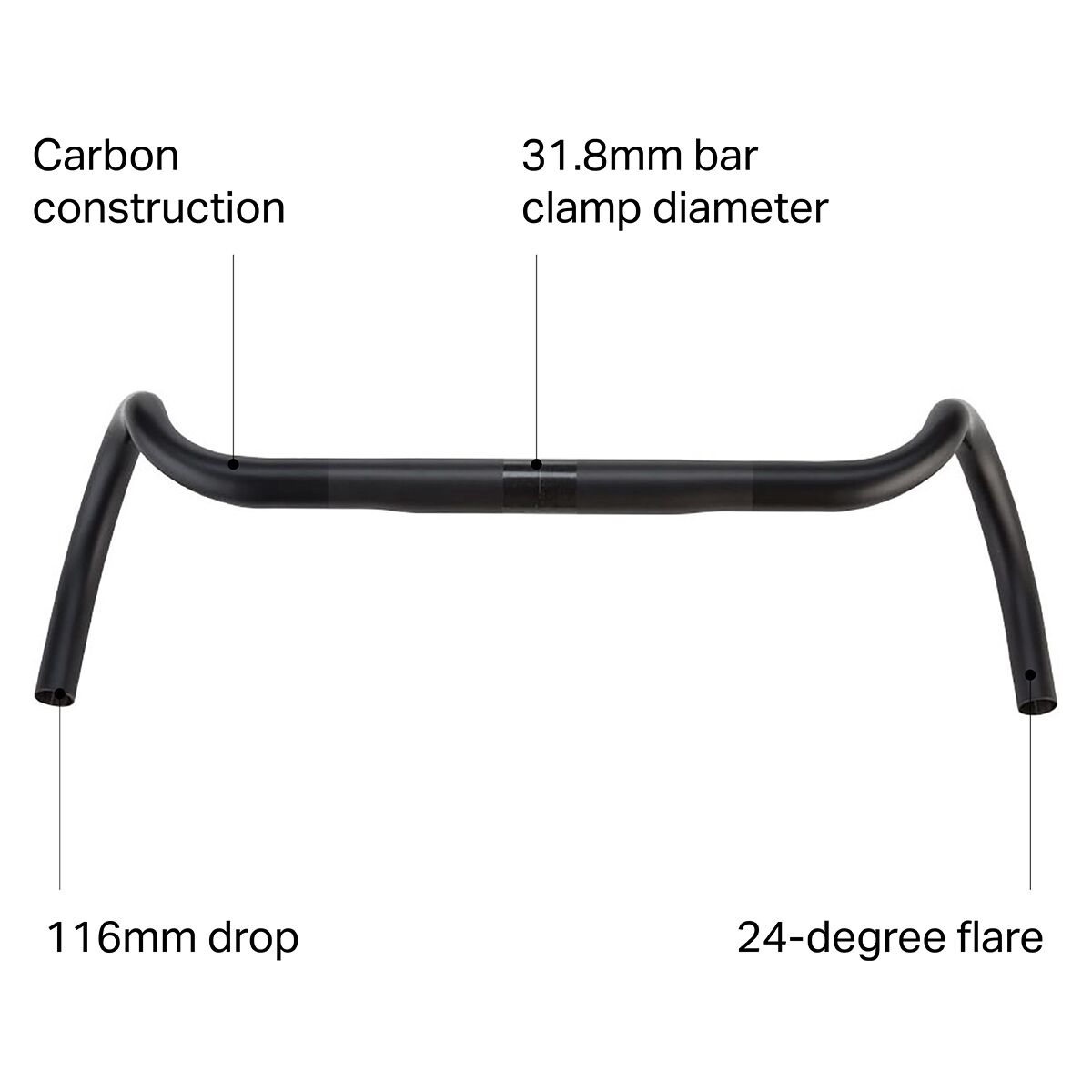 Salsa Cowchipper Carbon Drop Handlebar - Bike