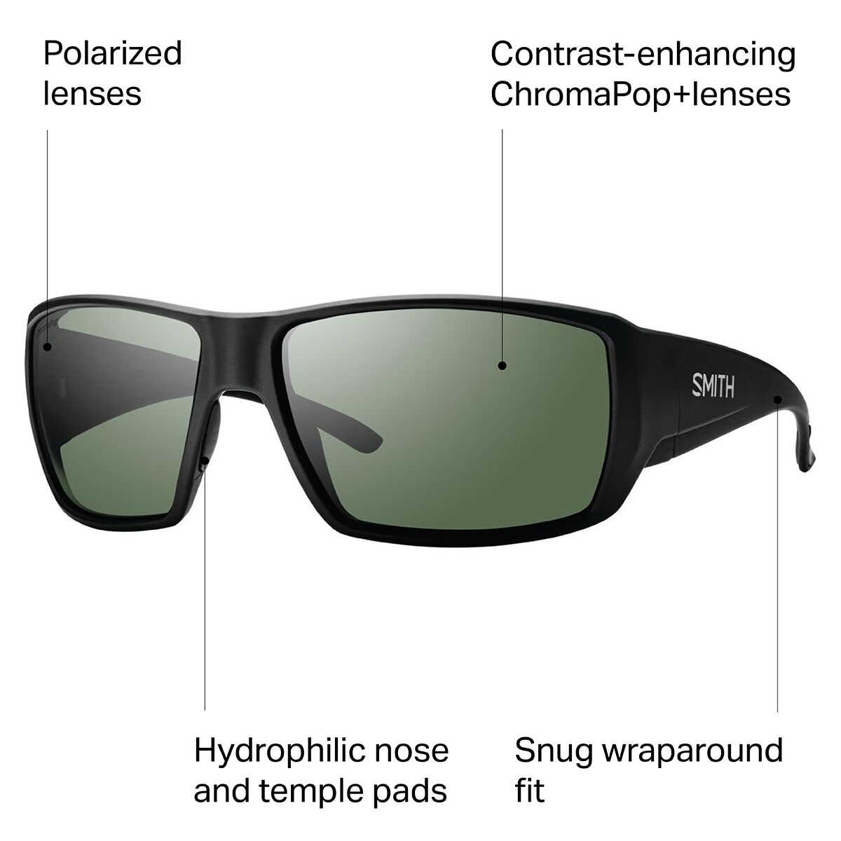Smith Guide's Choice ChromaPop+ Polarized Sunglasses - Accessories