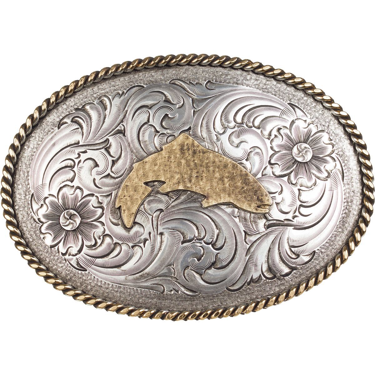 Simms Trout Belt Buckle - Fishing