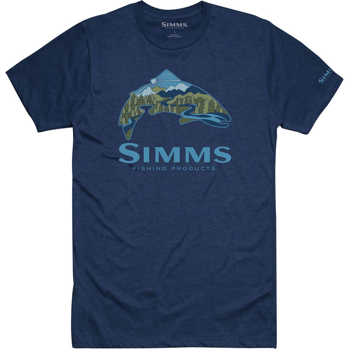 Simms Troutscape Short-Sleeve T-Shirt - Men's - Clothing