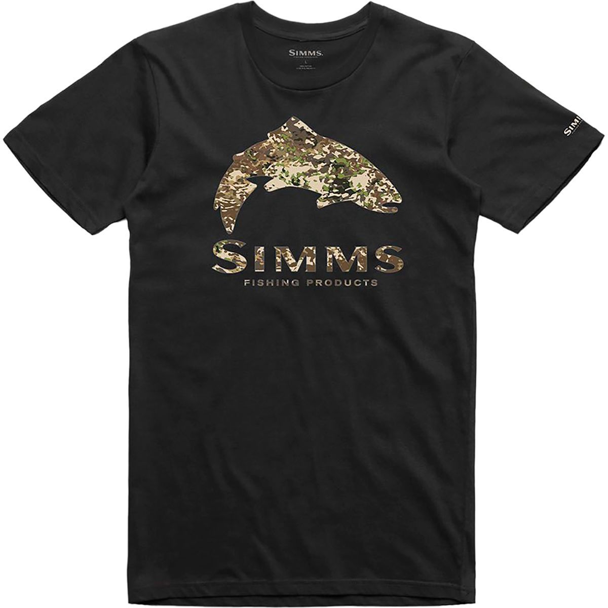 Simms Trout River Camo T-Shirt - Men's - Clothing