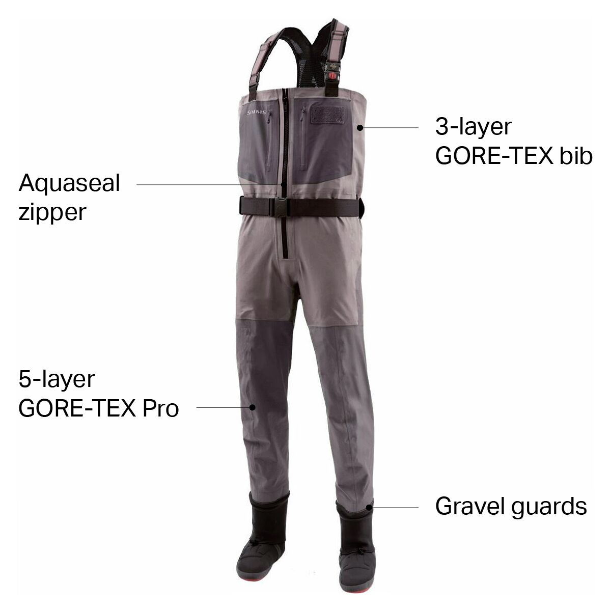 Simms G4Z Stockingfoot Wader - Men's - Fishing