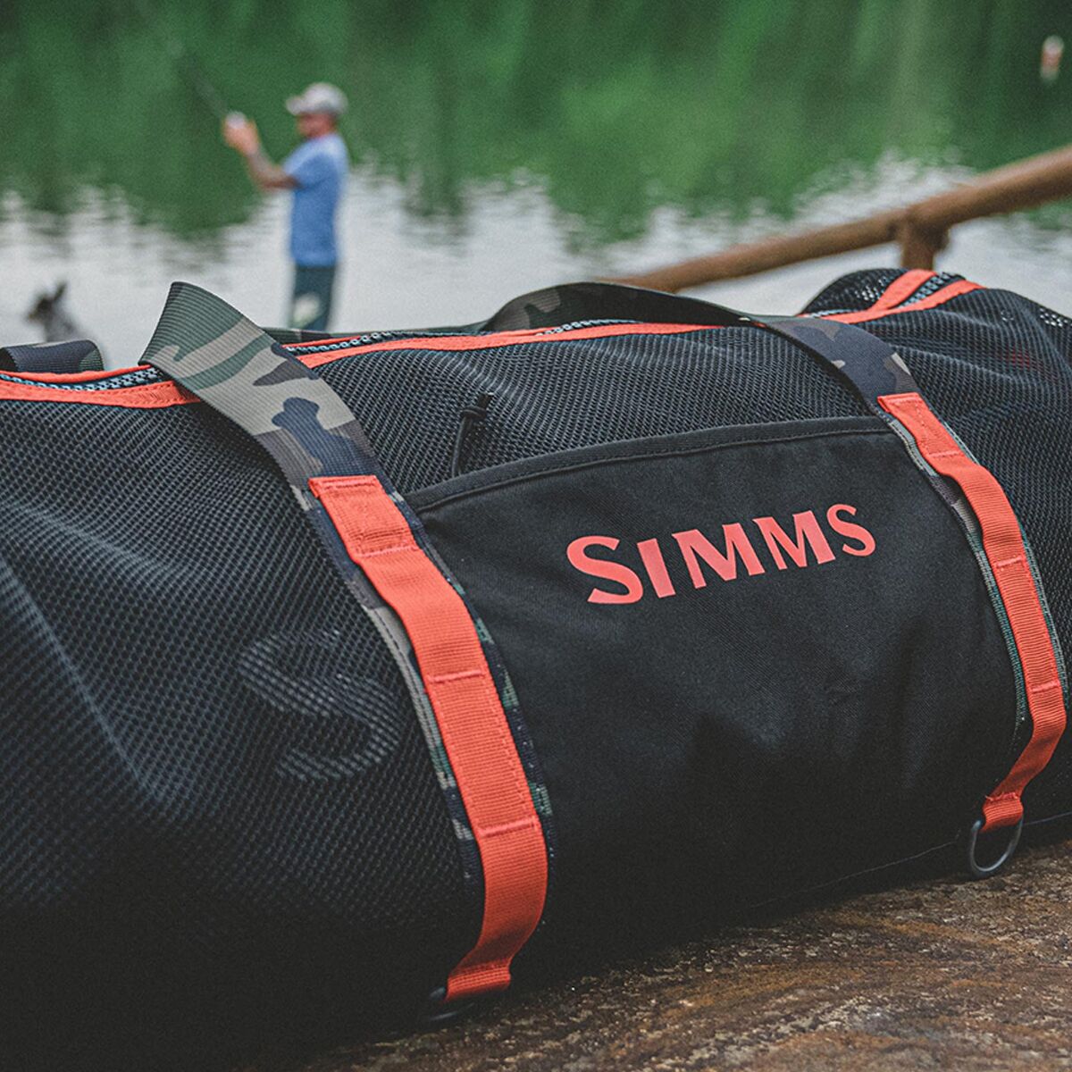 Simms Challenger Mesh 60L Duffel - 60L Bag - Fly Fishing
