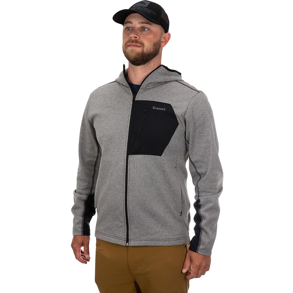 Simms CX Hooded Fleece Jacket - Men's - Clothing