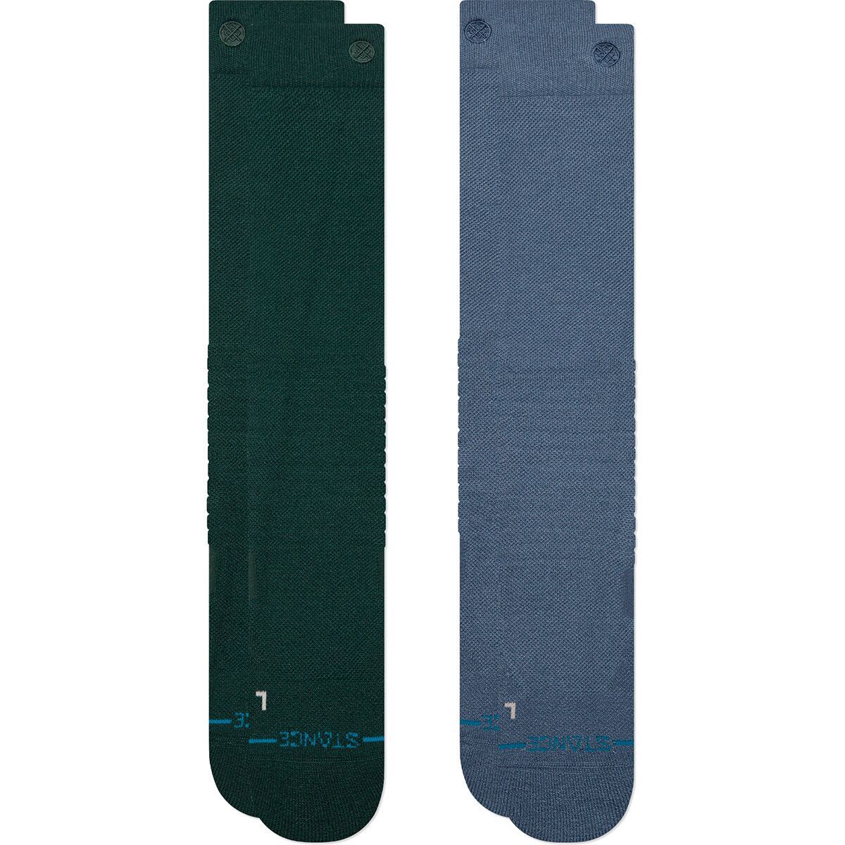 Stance Solid Mid Poly Snow Sock - 2-Pack - Accessories