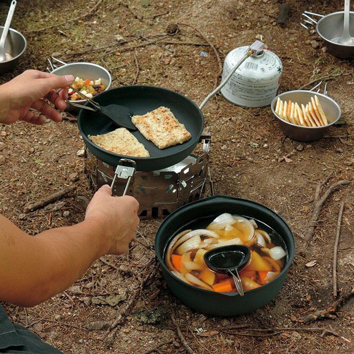 Snow Peak Mountain 1000 Aluminum Cookset - Hike & Camp