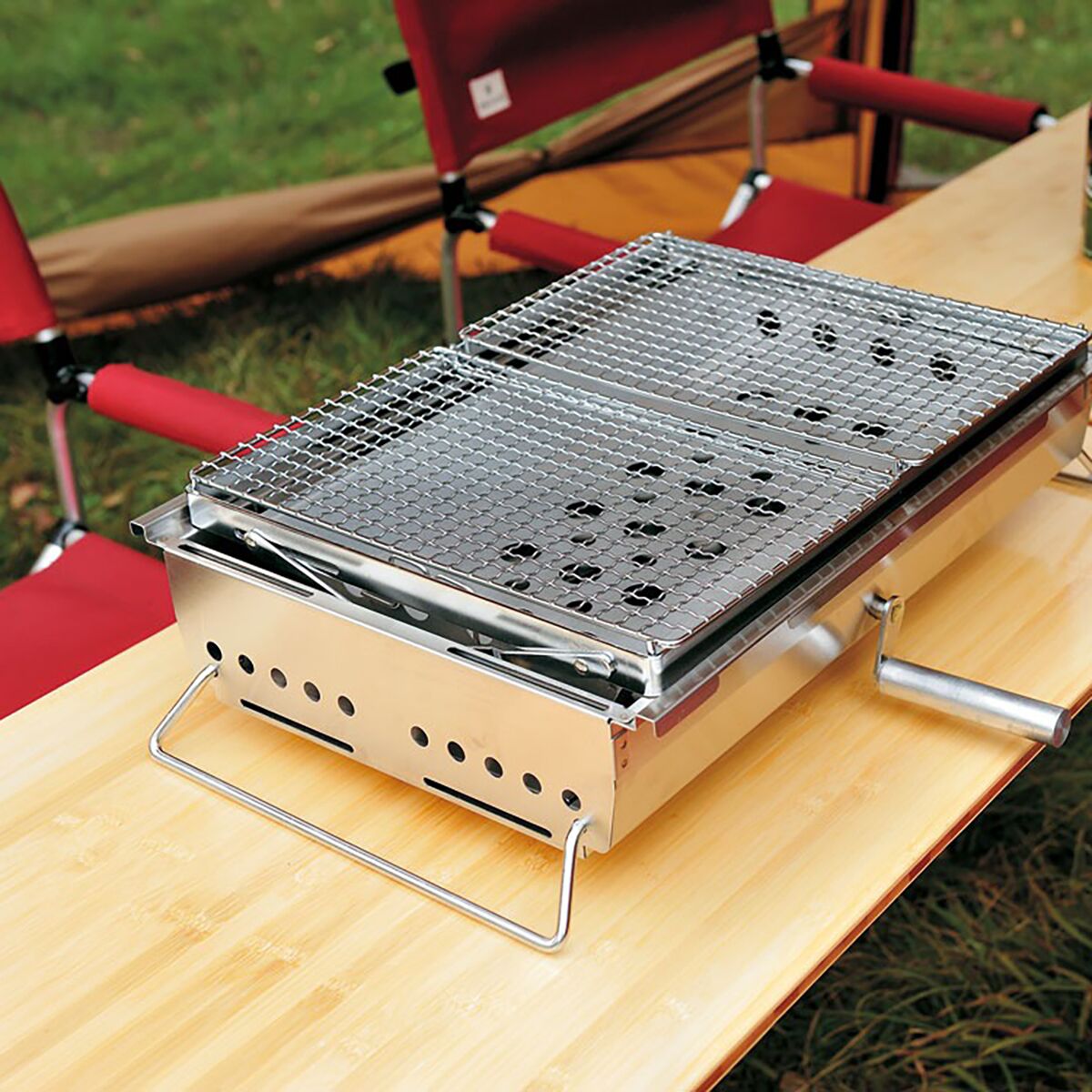 Snow Peak Double BBQ BOX - Hike & Camp