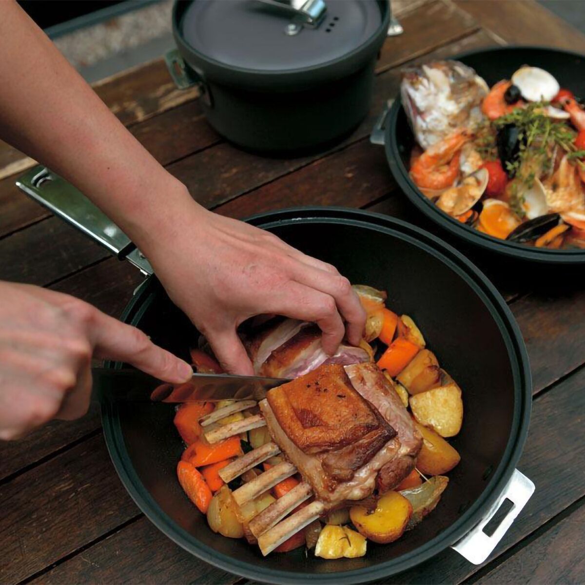 Snow Peak Field Cooker Pro Cookware Set - Hike & Camp