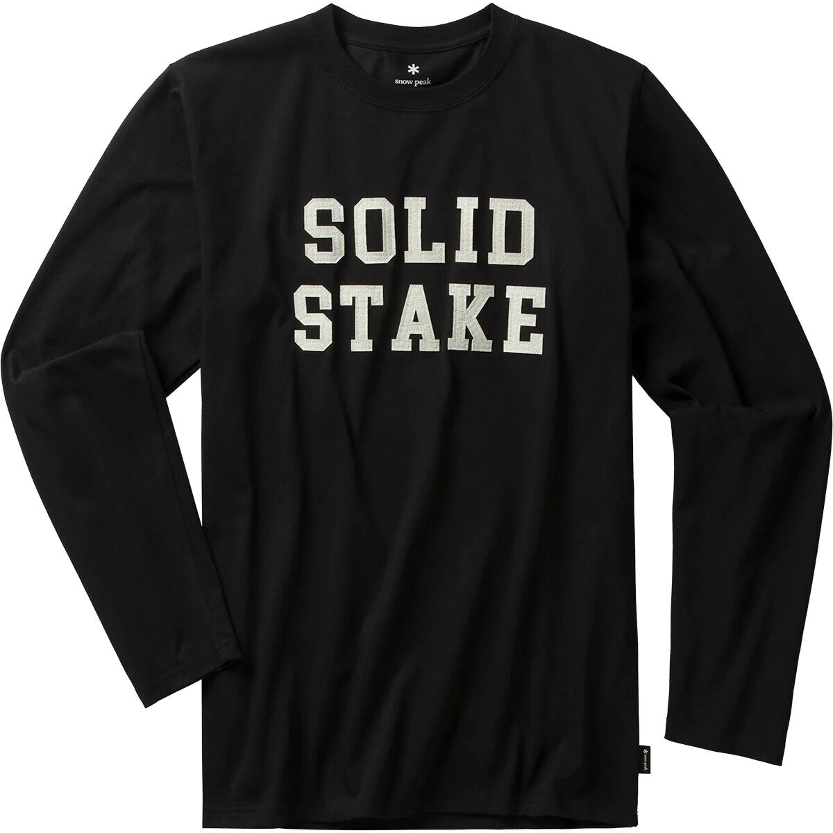 Snow Peak Solid Stake Felt Logo Long-Sleeve T-Shirt - Men's - Clothing