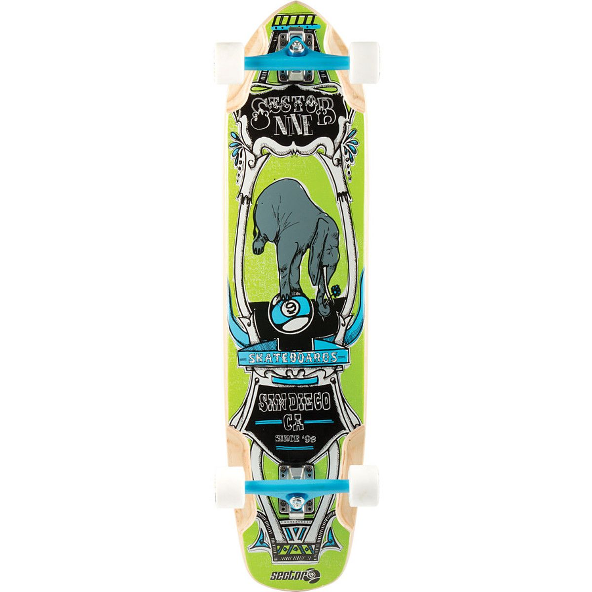 Sector 9 Skateboards Mini Daisy Longboard - Snowboard