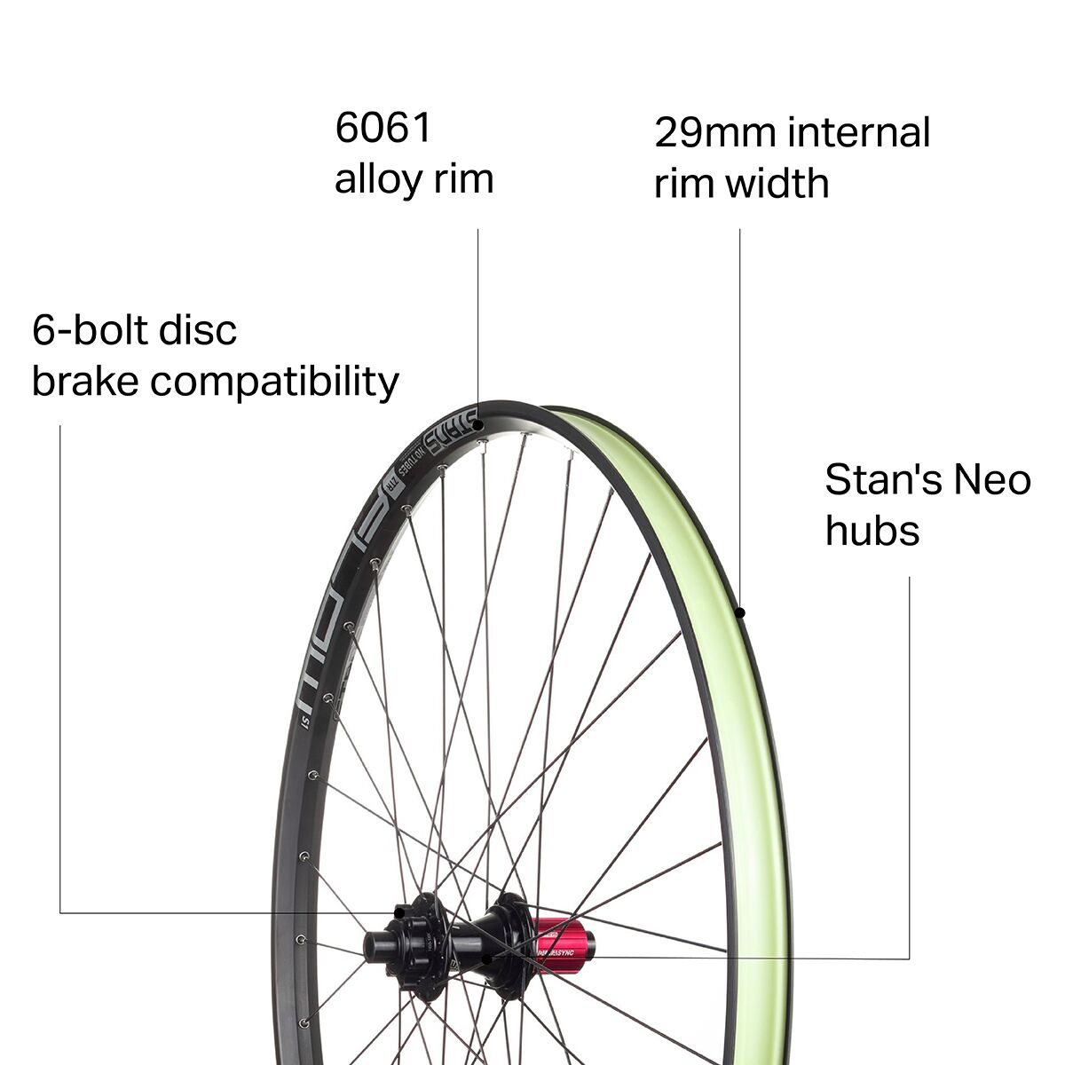 Stan's NoTubes Flow S1 29in Wheel - Bike
