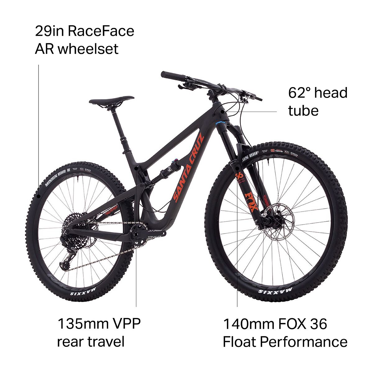 Santa Cruz Bicycles Hightower Carbon S Mountain Bike - 2019 - Bike