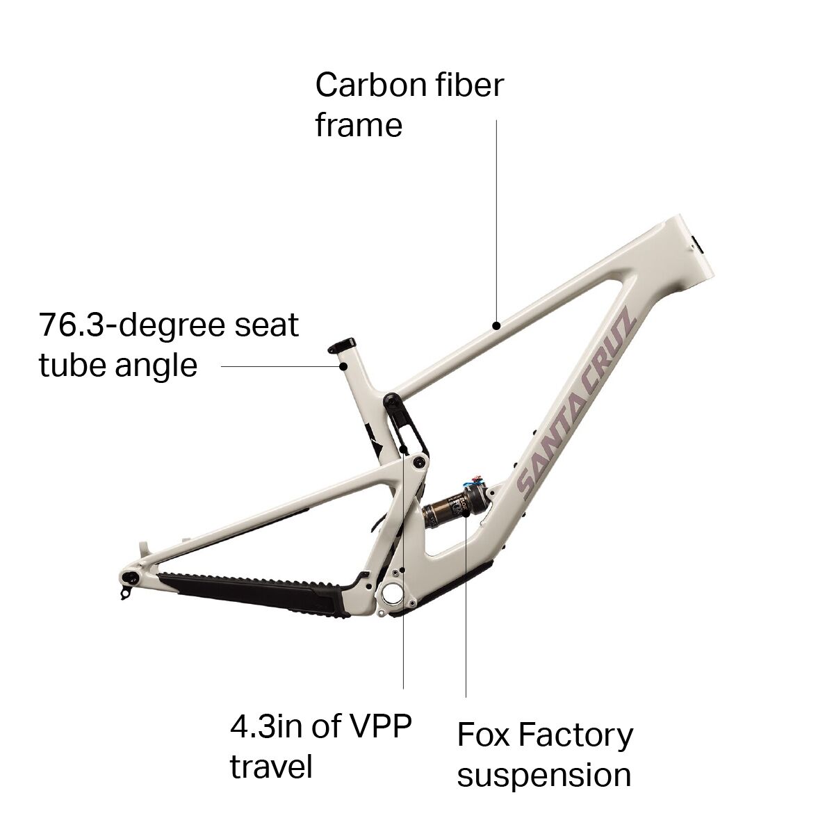 Santa Cruz Bicycles Tallboy Carbon CC Mountain Bike Frame | Backcountry.com