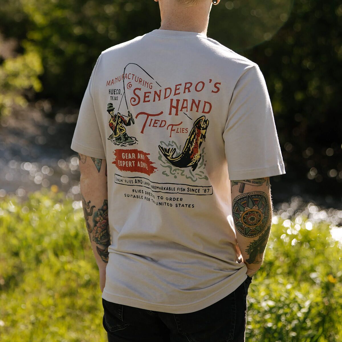 Sendero Provisions Co. Hand Tied Flies T-Shirt - Men's - Clothing