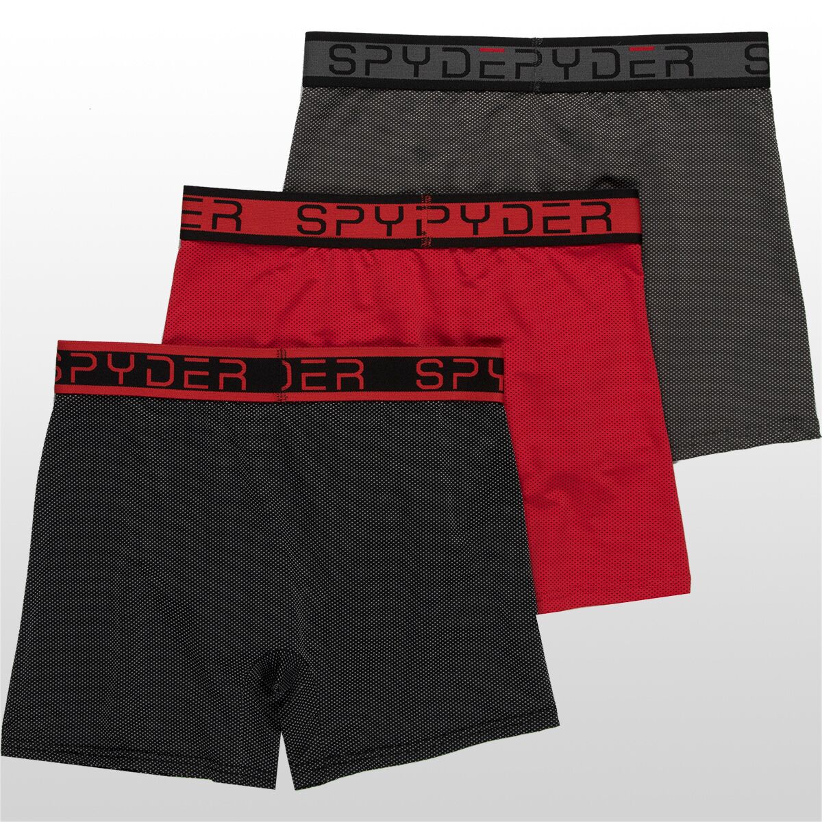 Spyder Nylon Mesh Boxer Brief - 3-Pack - Men's - Clothing