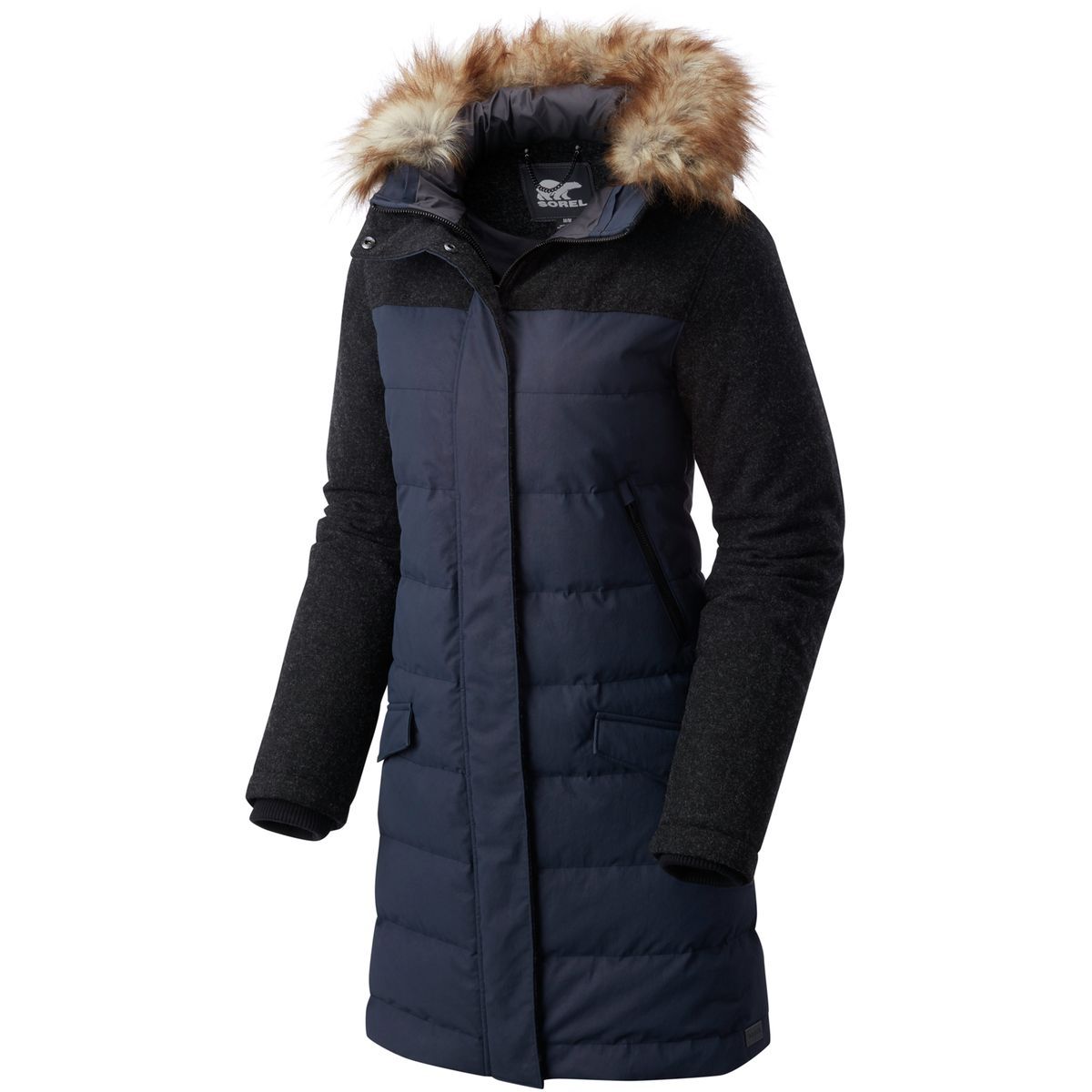 SOREL Tivoli Long Hooded Down Jacket - Women's - Clothing