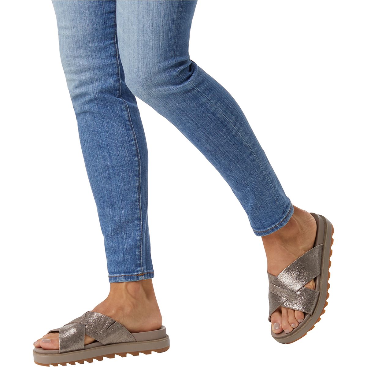 SOREL Roaming Criss Cross Slide Sandal - Women's - Footwear