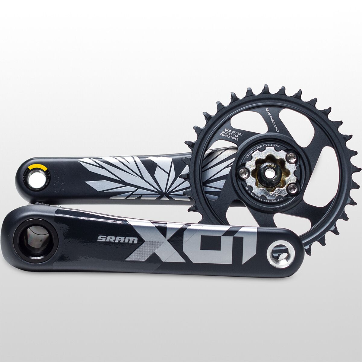 SRAM X01 Eagle DUB Crankset - MTB Wide - Bike