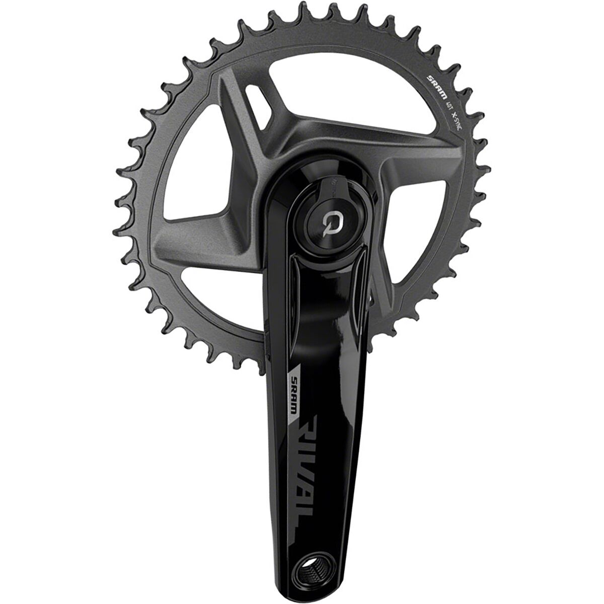 SRAM Rival 1 AXS DUB Power Meter Crankset - Bike