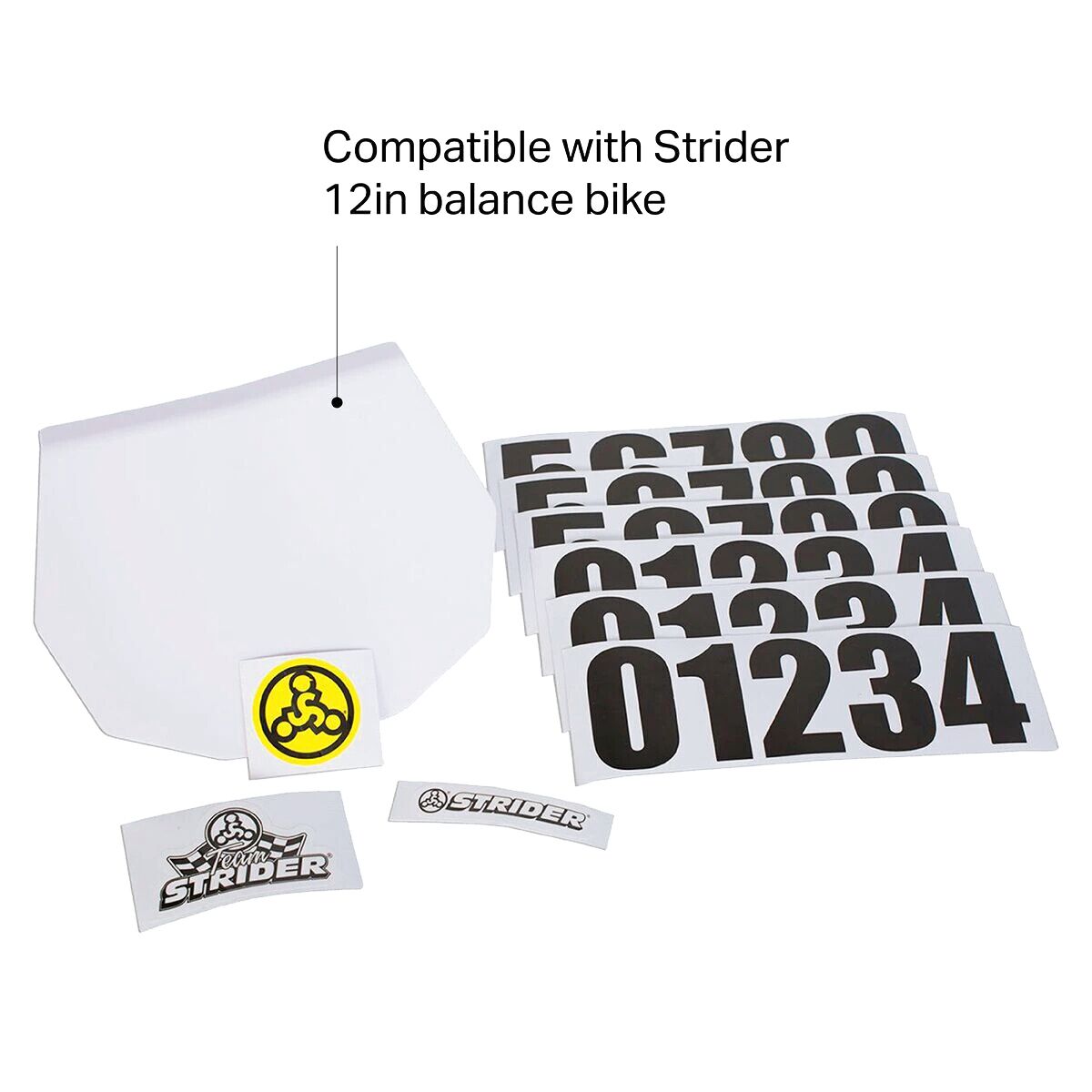 Strider Balance Bike Number Plate Kit - Kids' - Kids
