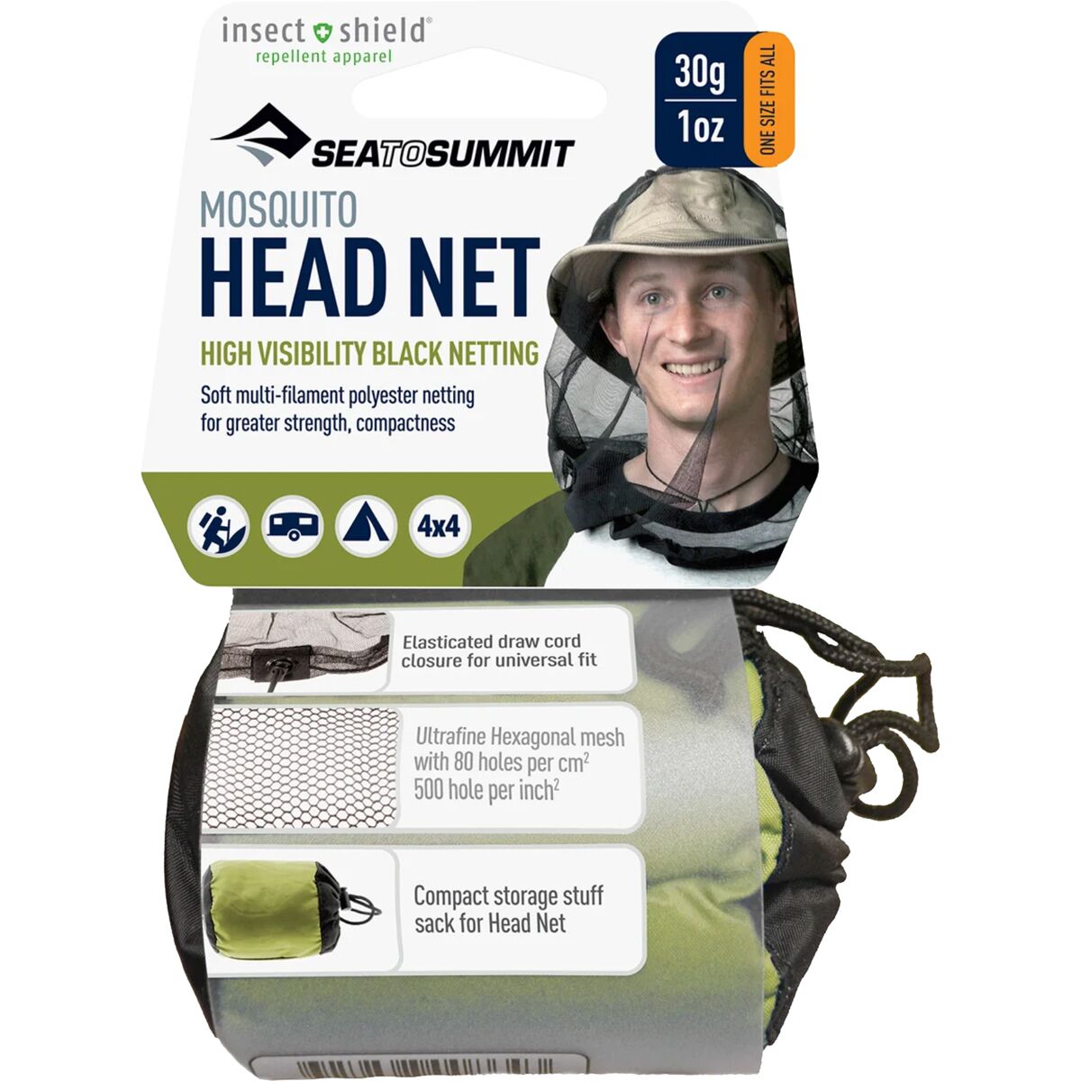 Sea To Summit Mosquito Head Net - Hike & Camp